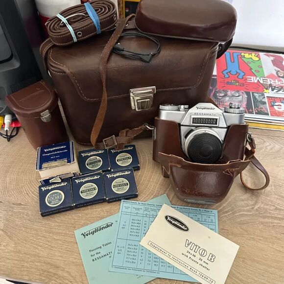 Voigtländer | Cameras, Photo & Video | Voigtlander Bessamatic Deluxe Camera Complete Kit Bundle ...